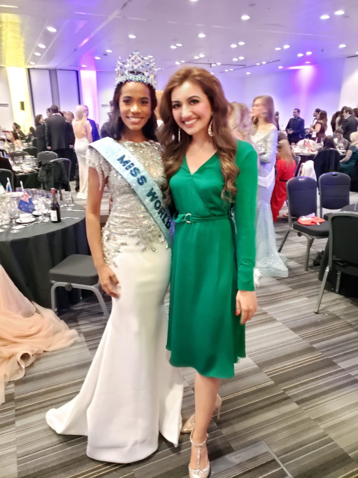 Miss World America Washington Shree Saini spotted watching Miss World ...